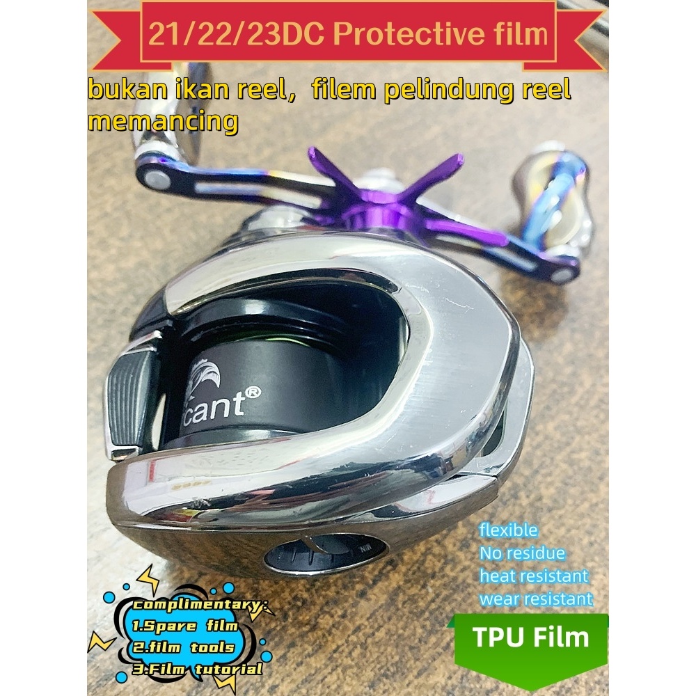 Sticker for fishing reel 23/22/21DC ANTARES, Filem pelindung roda ...