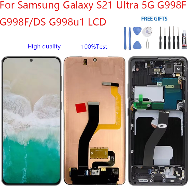 OLED/Original For Samsung Galaxy S21 Ultra 5G Lcd G998F G998F/DS with ...
