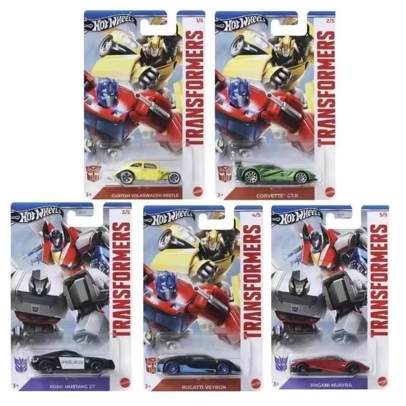 Hot Wheels Silver Label GDG83 Transformers Bumblebee Bugatti Optimus ...