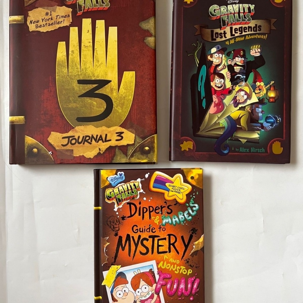 English book Gravity Falls 3-volume set: Lost Legends+Exploration and Entertainment Guide+Dipper ...