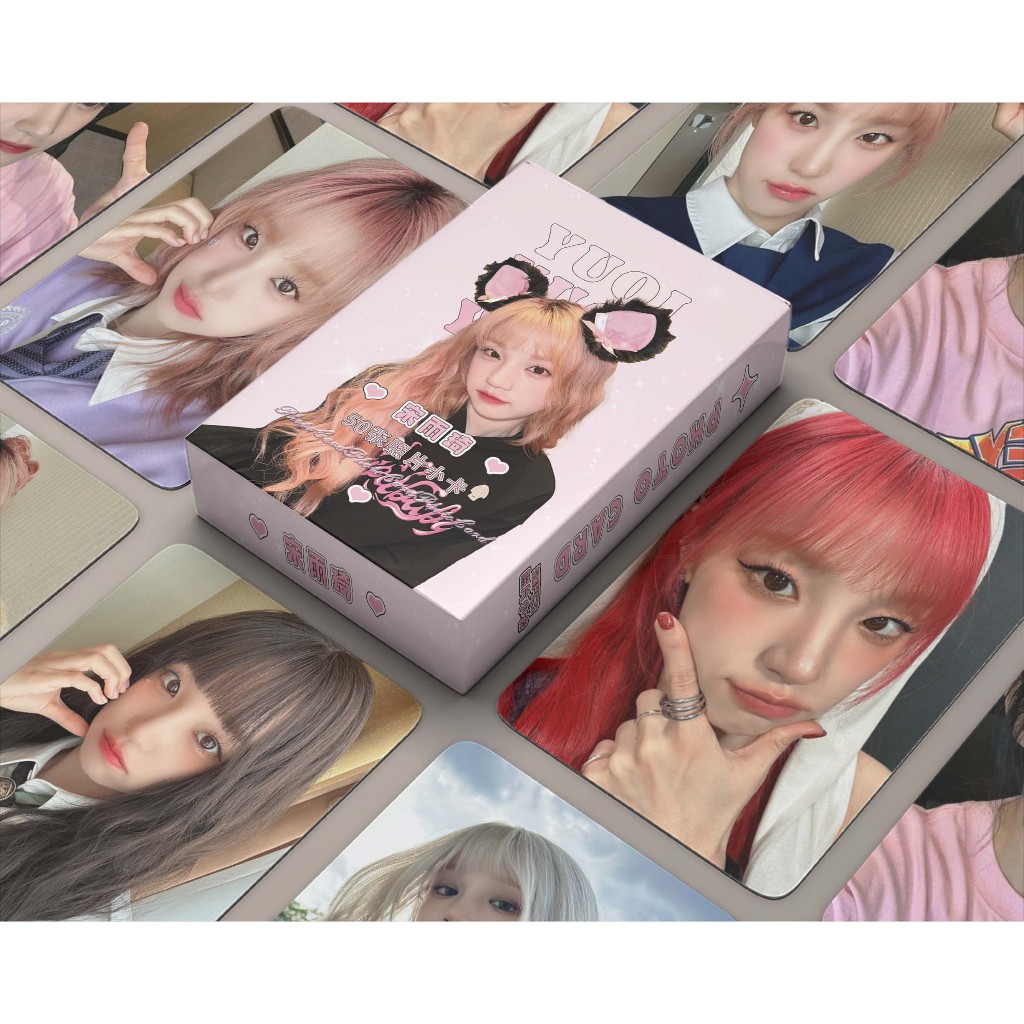 50-55pcs/box (G)I-DLE Photocards Album I FEEL Hologram Laser Cards ...