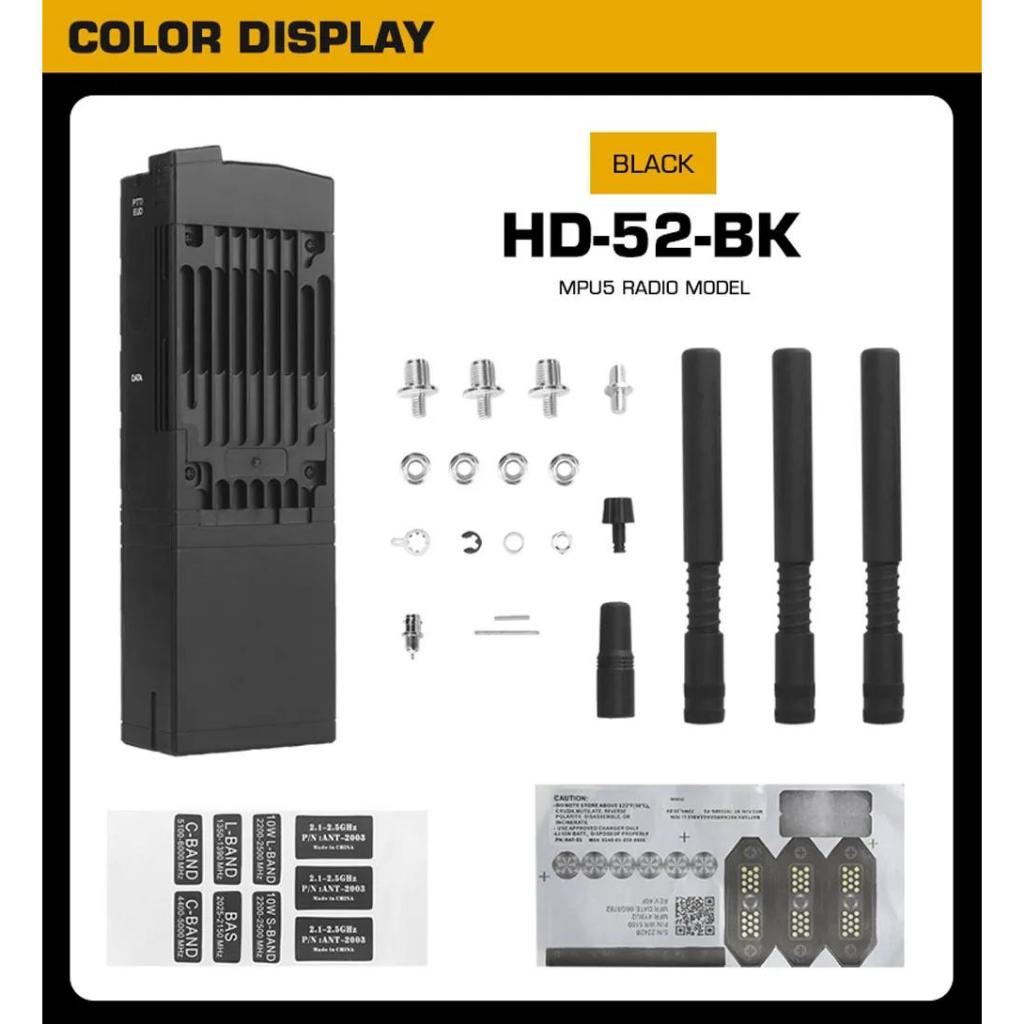 Mpu5 Radio Model Walkie-Talkie-Talkie Decorative Model Shell DIY ...