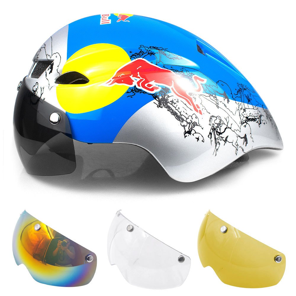 Triathlon aero bicycle helmet tri road bike timetrial Race tt cycling ...