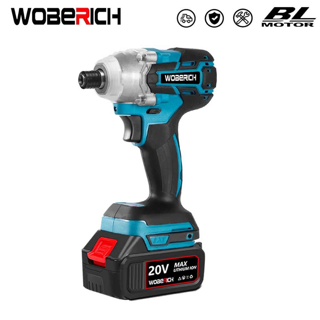 Brushless Screwdriver Drill Cordless Electric Impact Wrench ...