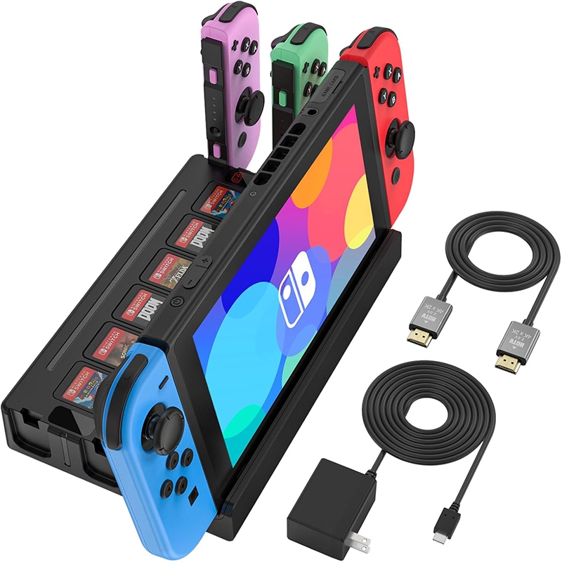 TV Docking Station with Joycon Charging for Switch and Switch OLED ...