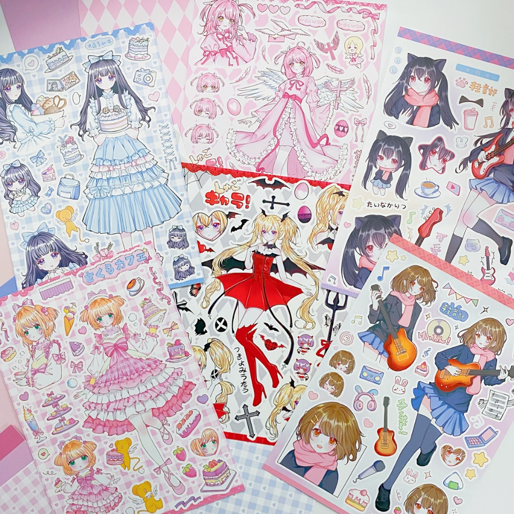 Handbook Sticker Cute Goo Card Sticker Creative diy Handbook Cut Film ...