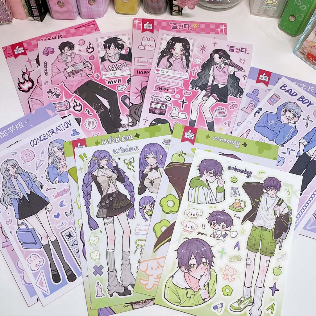 Original Character Stickers Handbook Stickers Cute Stickers Sweet Cool ...