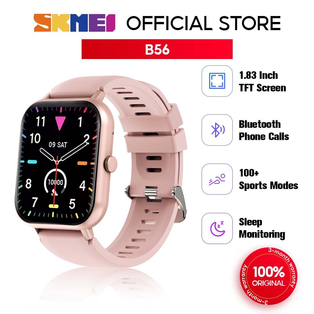 SKMEI B56 Bluetooth call samrt watch Women Watch Man Watch Jam Smart ...