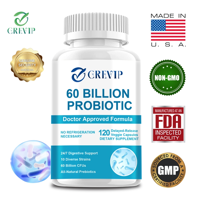 GREVIP Probiotics 60 Billion CFU (120 Capsules) | Shopee Malaysia