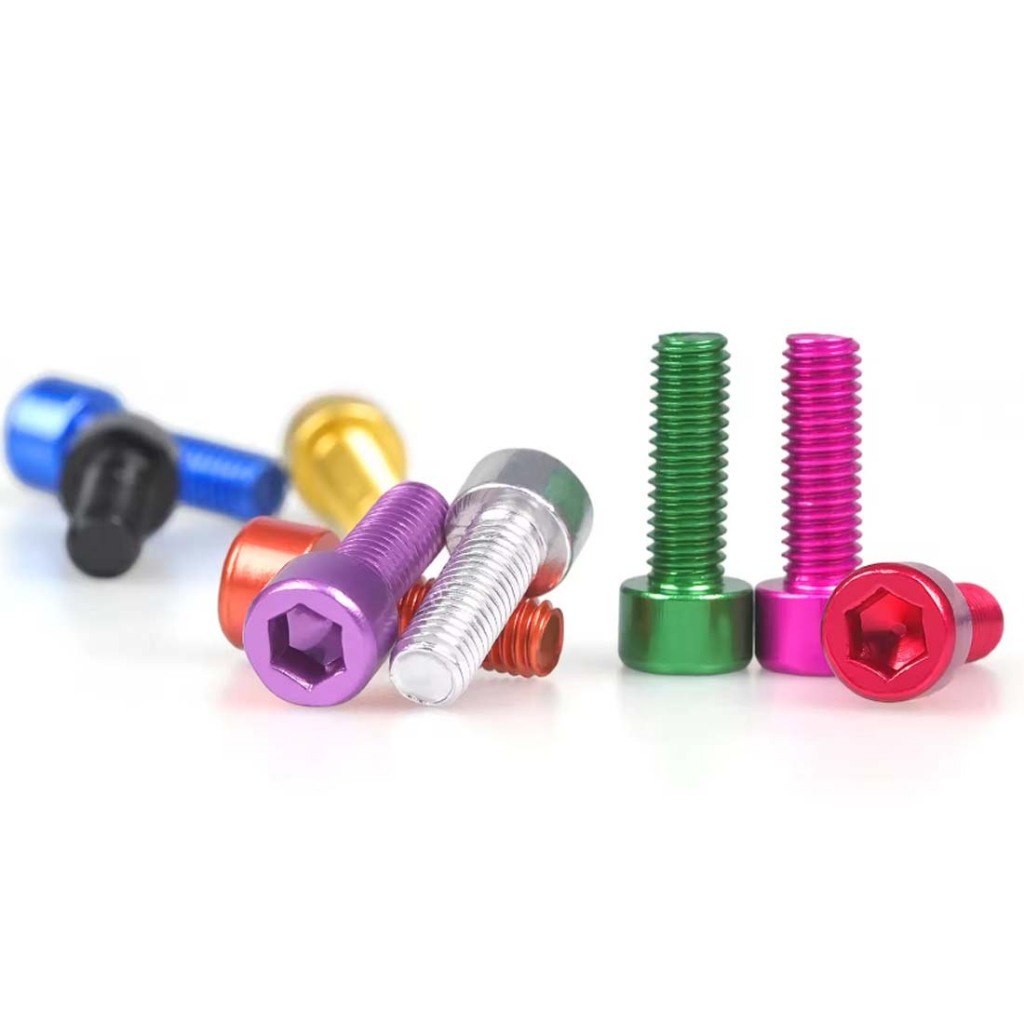 1PCS M6 Cup Head Hexagonal Screw 7075 Aluminum Alloy Allen Bolts DIY ...