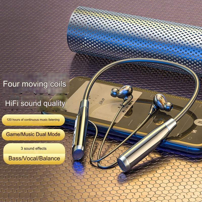A13 Bluetooth Earphone 4 Speakers 100 Hours Battery Life Sports ...