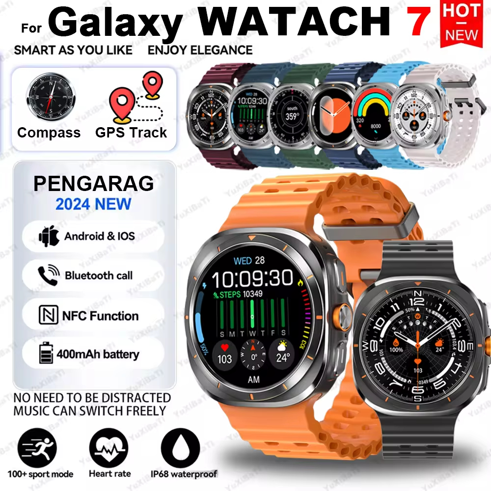 New Watch Ultra 47MM AMOLED Smart Watch Men GPS Motion Track & Compass ...