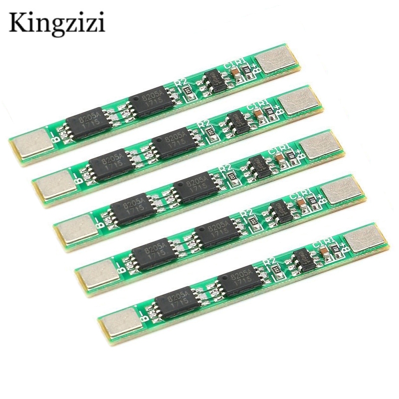 5pcs 1S 3.7V 4A li-ion BMS PCM 18650 Battery Protection Board PCB for 18650 lithium ion li ...