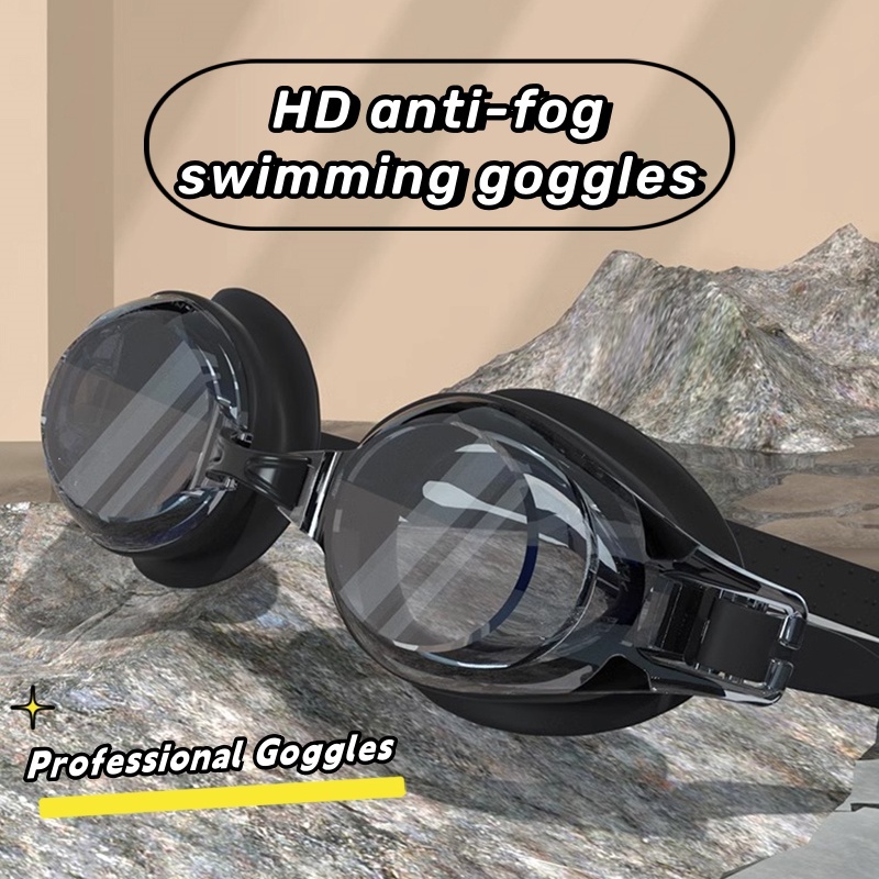 Professional Sports Swimming Goggles Anti-Fog Waterproof HD UV ...