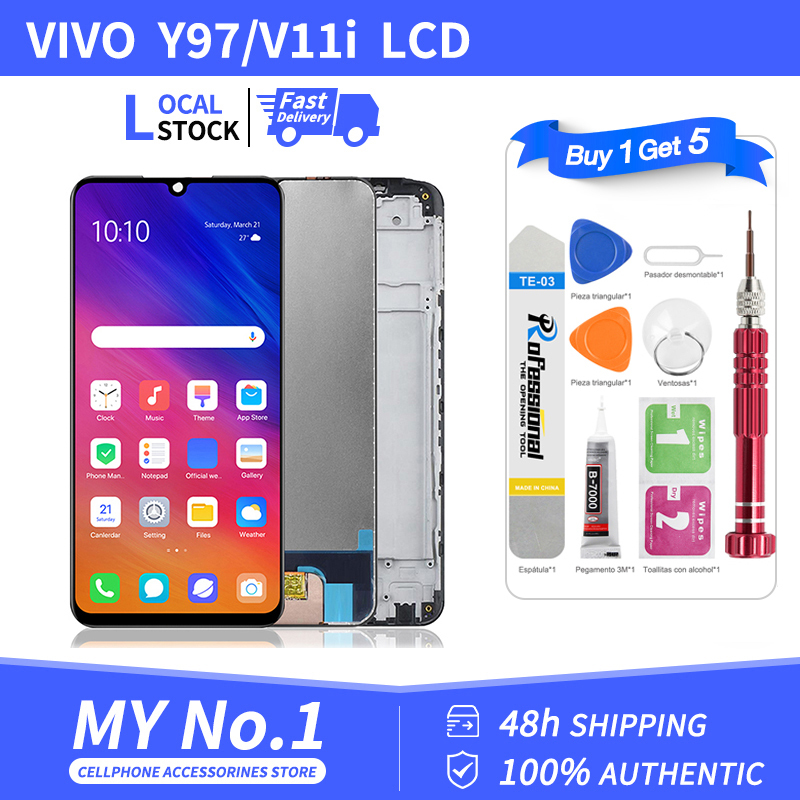 ORIGINAL LCD with Frame for VIVO V11i / Y97 LCD Display Screen+Touch ...