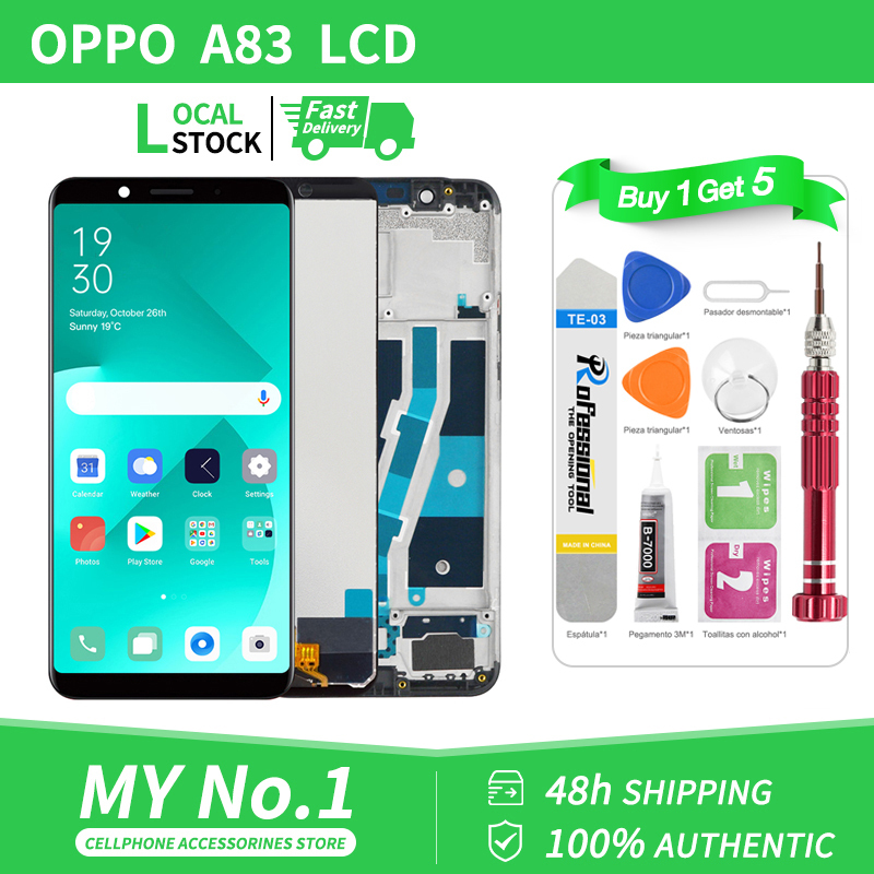 Original LCD with Frame for OPPO A83 CPH1729 LCD Display Screen+Touch ...
