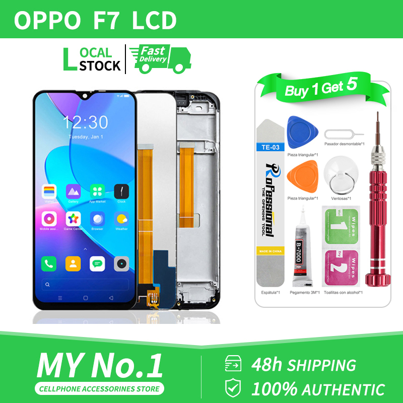 Original LCD with Frame for OPPO F7 CPH1819 / OPPO A3 LCD Display ...