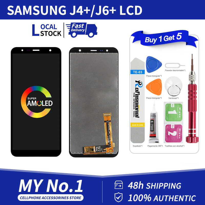 Original LCD For SAMSUNG J4 PLUS J415F J415 J6 PLUS J610F J610 / J600 ...