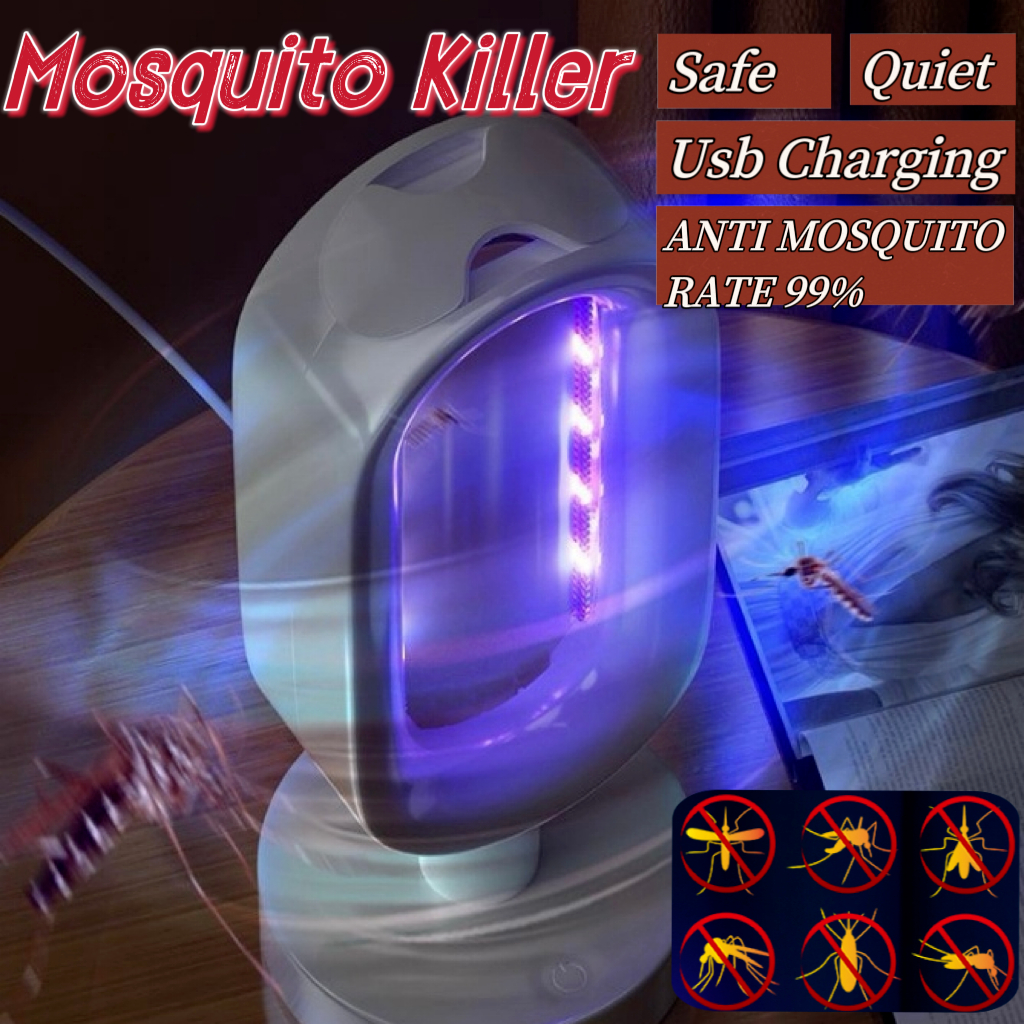 Mosquito Catcher Mosquito Killer Lamp Rechargeable Portable Mosquito ...