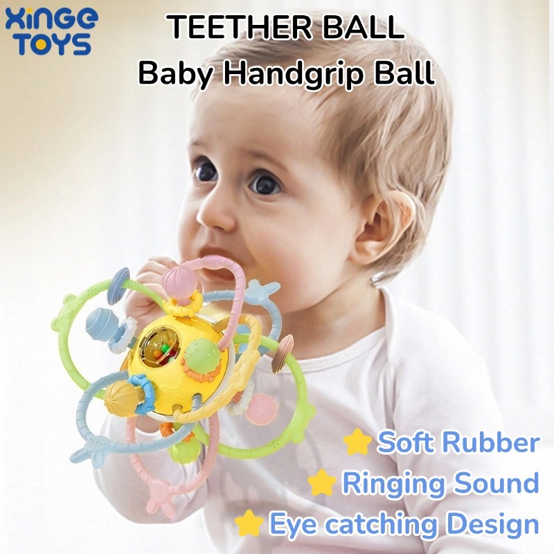 ⭐Local Delivery⭐Baby Teether Rattle Manhattan Ball Newborn Rattling ...
