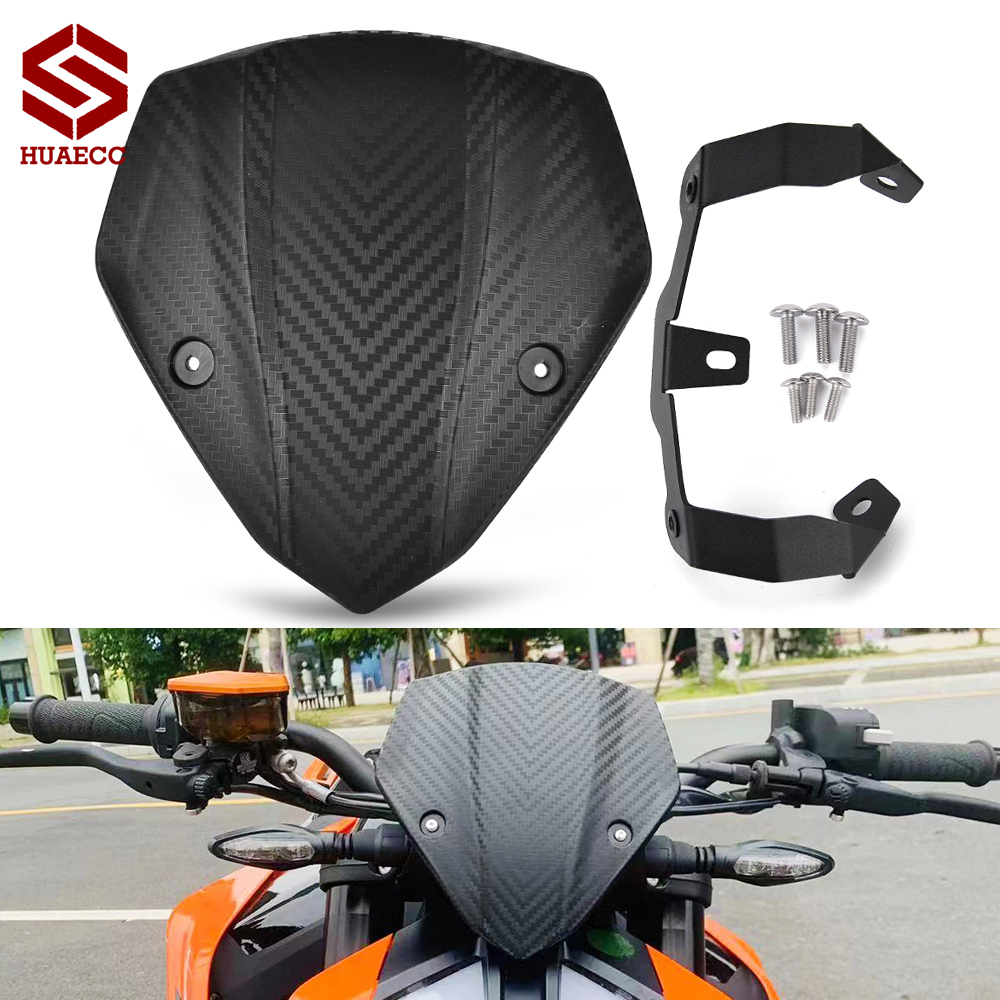 Windshield Windscreen For KTM DUKE 790 890 2018 2019 2020 2021 2022 ...