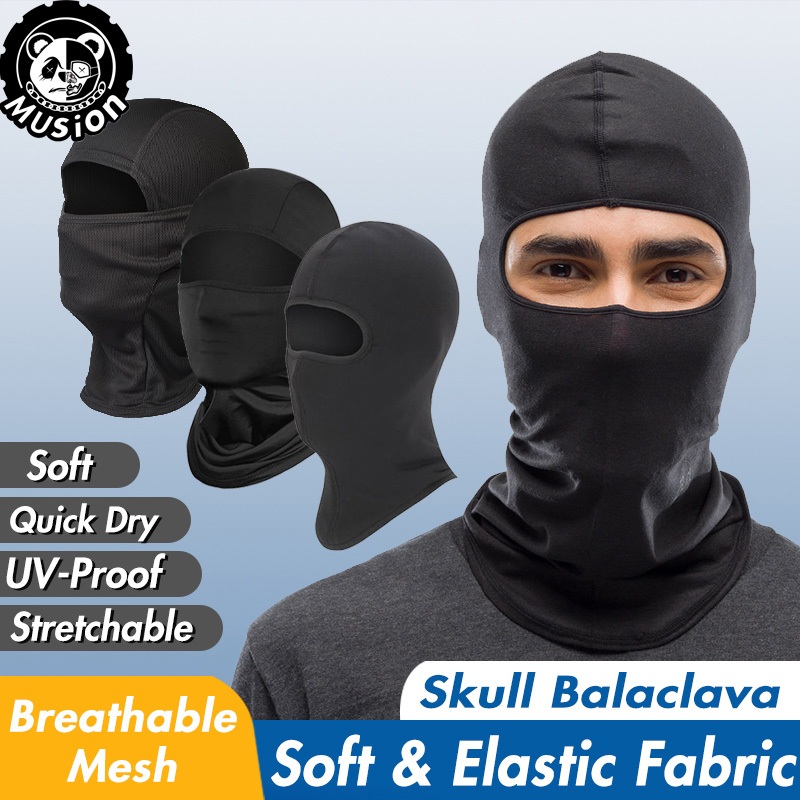 Musion Cycling Full Face Mask Sun Protection Bicycle Balaclava Dust ...
