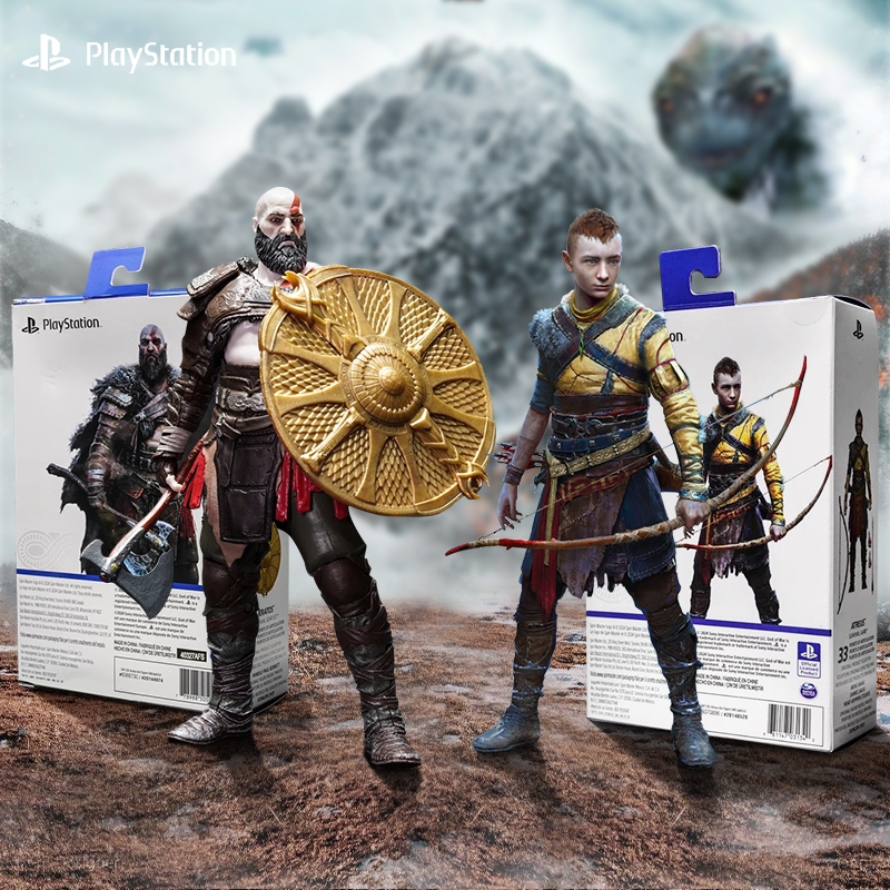 Spin Master Toys PlayStation God of War Ragnarok Kratos Atreus 6-inch ...