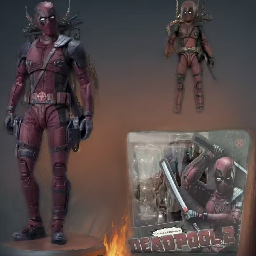 DEADPOOL Deadpool 2 "Merc with a Mouth" SHF Deadpool articulated action ...