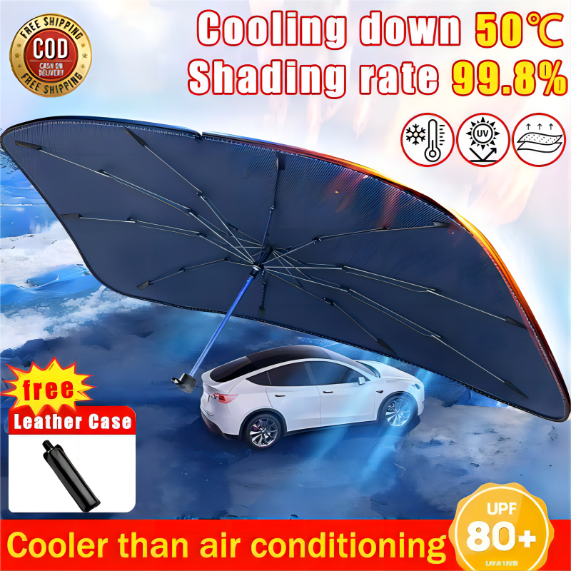 Car Window Sun Shade Car Windscreen Sunshade Car Sun Shield Umbrella ...