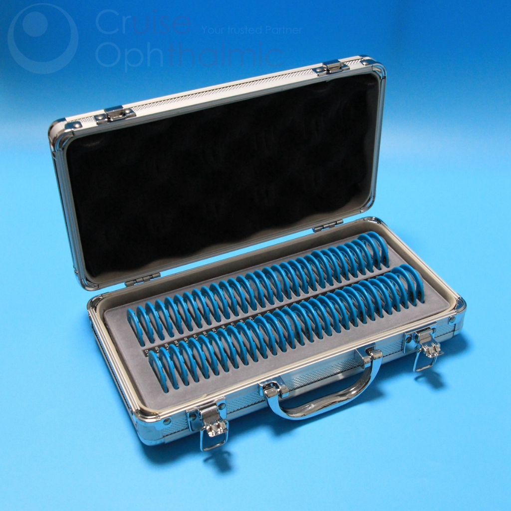 Optometry Prism Trial Lens Set 58 pcs Aluminium Carrying Case Mini 0.12 ...