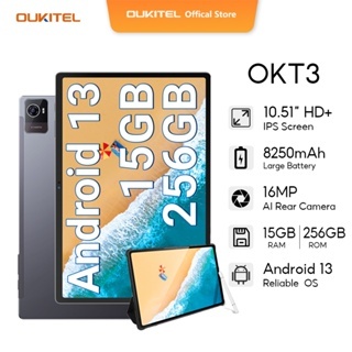 OUKITEL OKT3 Tablet 10.51" FHD 8250mAh 15GB 256GB Tablet Pad 16MP ...
