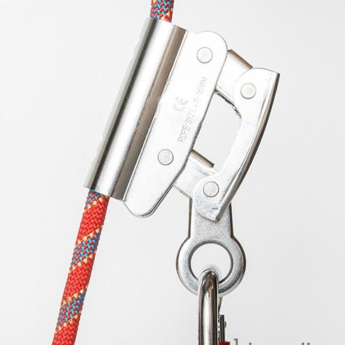 Heavy Duty Alloy Auto Locking Rope Grab Climbing Fall Protection ...