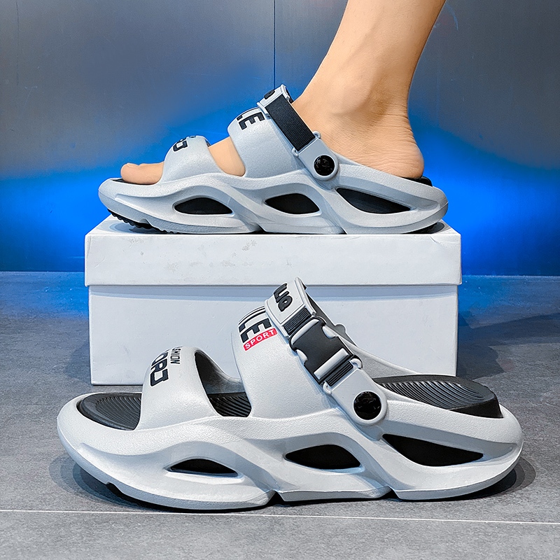 Raya selipar lelaki men's summer outside wear tread shit feeling soft ...