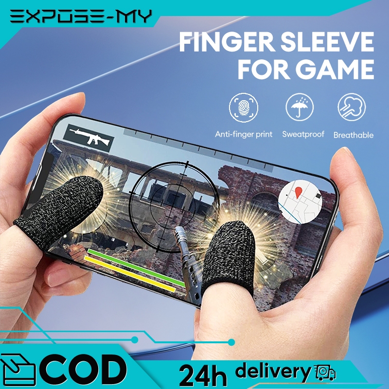 Mobile Game Finger Sleeve Gaming Anti-sweat Protector for Mobile Phone ...