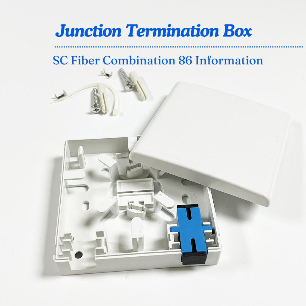 20pcs Fiber Panel Optic Terminal Wall Mounting Junction Termination Box ...