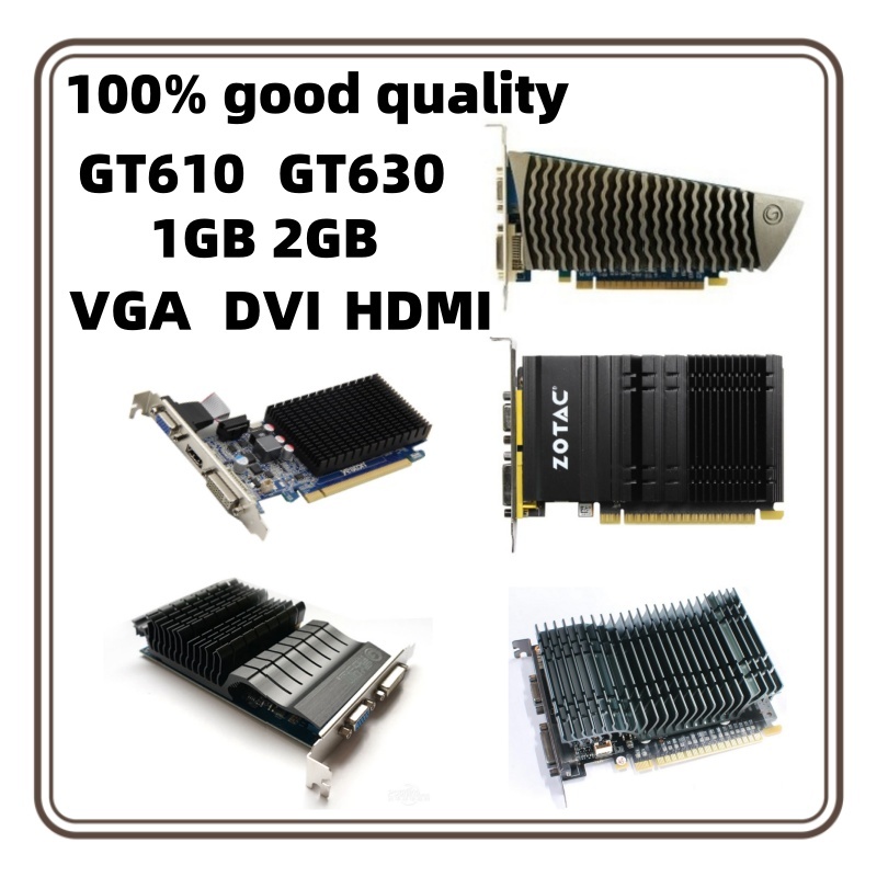 Used Desktop Office Gaming Discrete Graphics Card GT520 GT610 GT630 512 ...