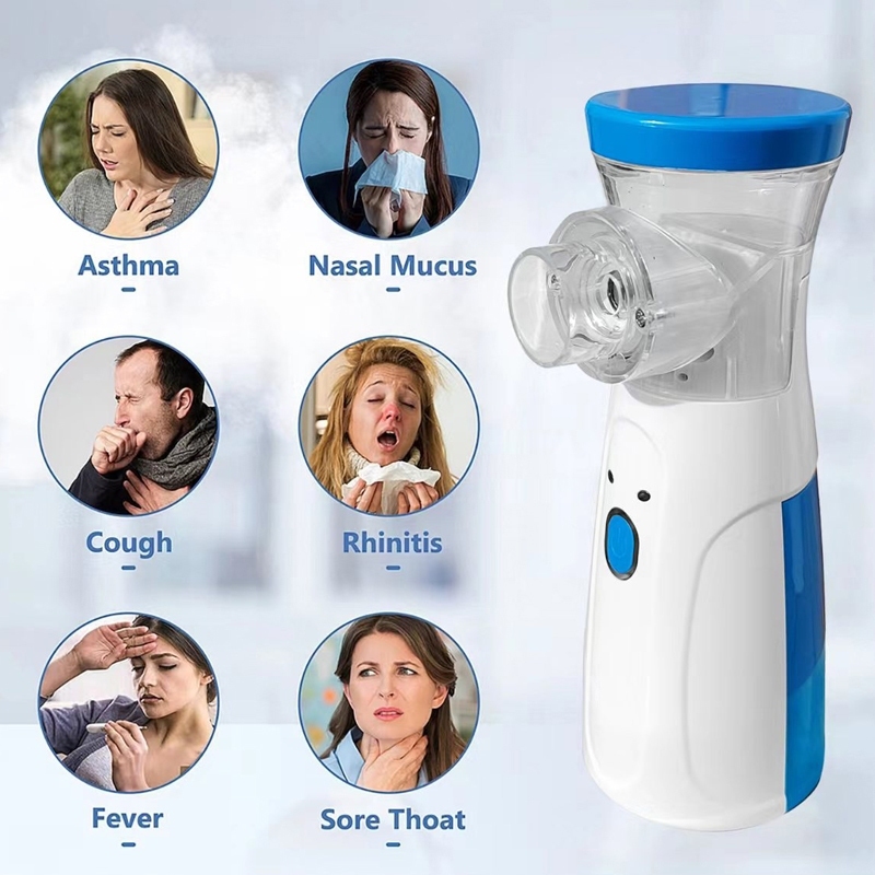 【Malay 24 hours delivery】Mini Portable Ultrasonic Nebulizer Low Noise ...