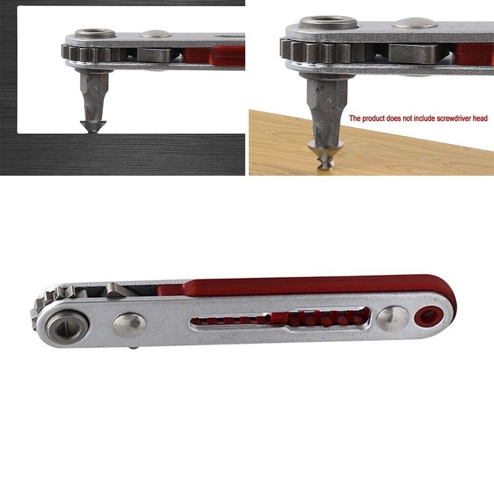 Ratchet Wrench Hexagon-Torx Bidirectional Control Screwdriver Drill Bit ...