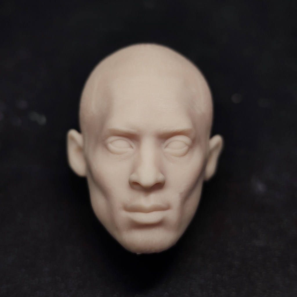 Unpainted 1/12 Scale Basketball Player Kobe Head Carved Model Fit For 6 ...