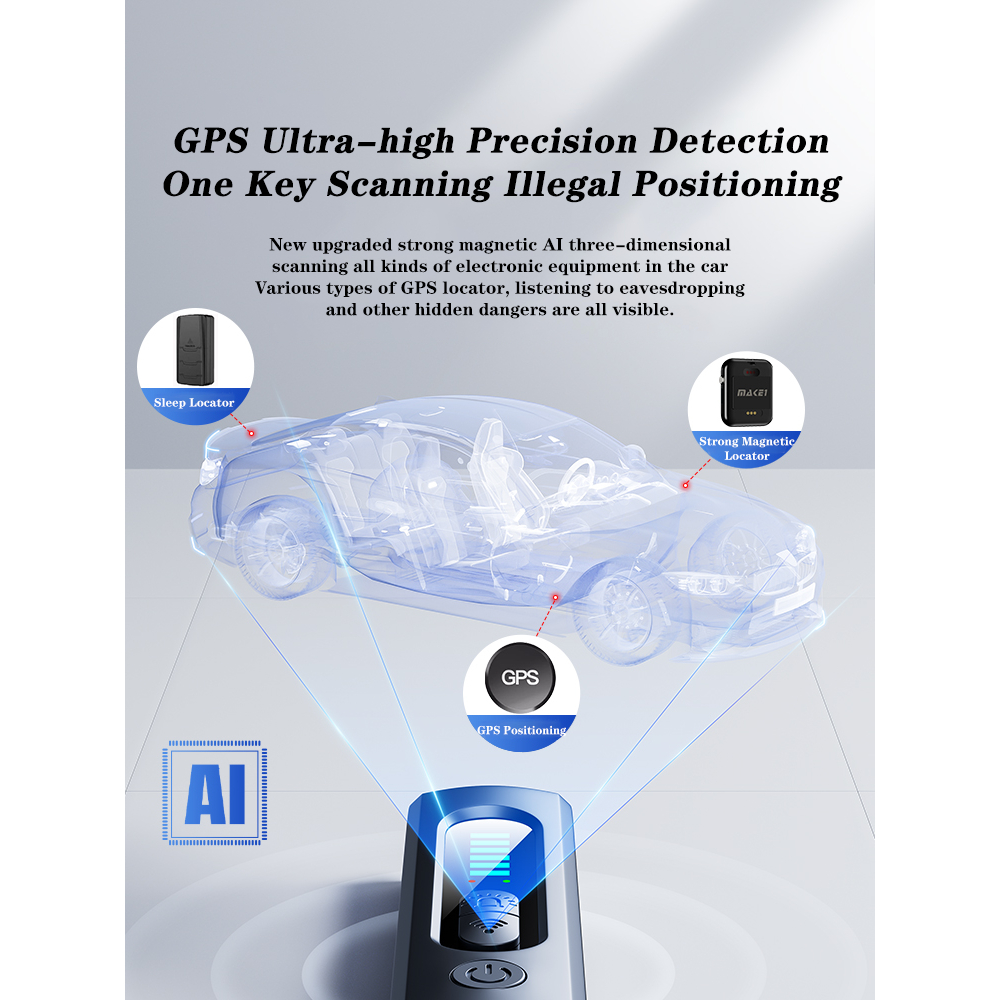 Car GPS detector camera intelligent detector hotel chase tracking anti ...