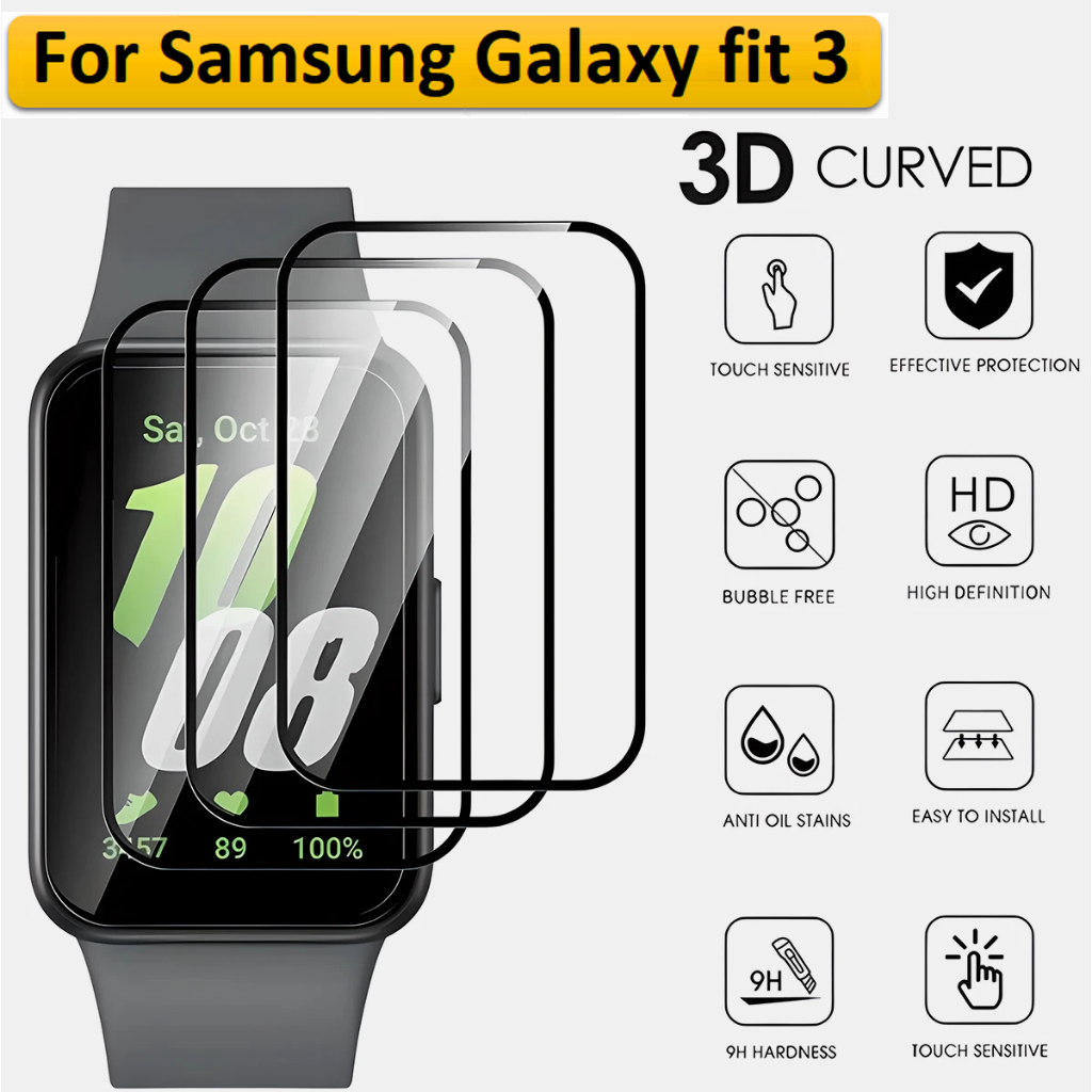 3D Protective Film for Samsung Galaxy Fit 3 Screen Protector Anti ...