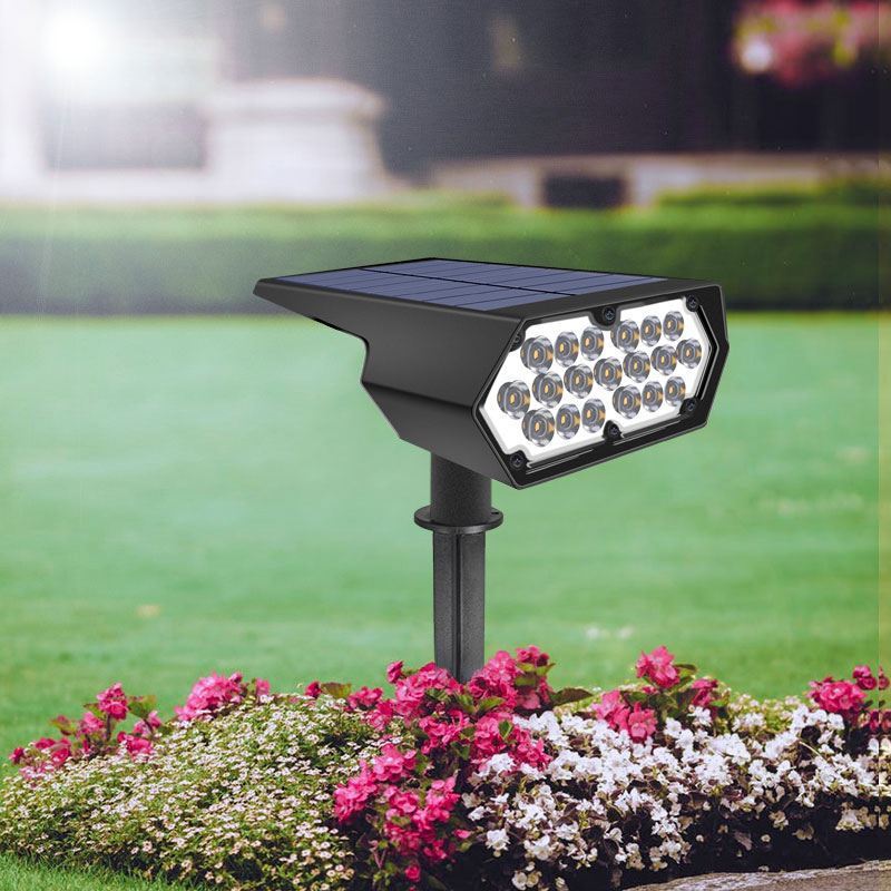 LED Adjustable Solar Spotlight Solar Garden Light IP65 Super Bright ...
