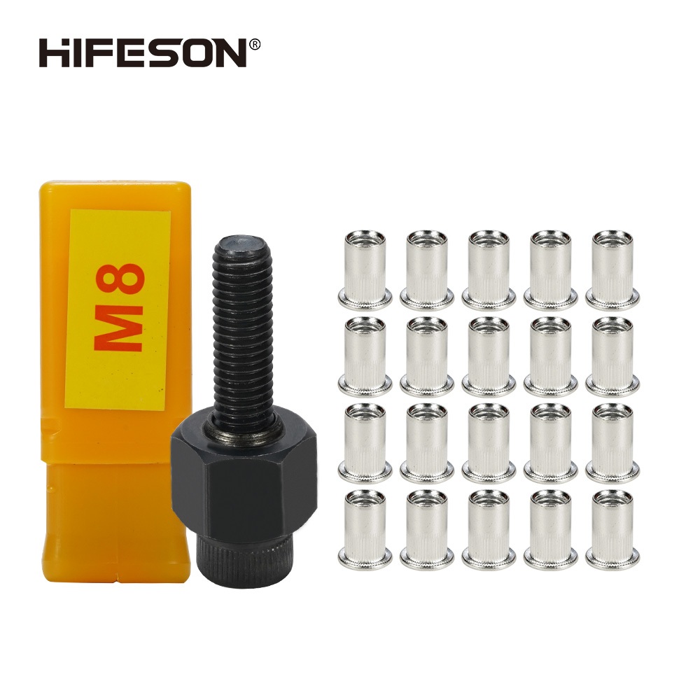 Manual Rivet Nut Tool Set Rivet Head Nuts Manual Riveter Hand Tool Kit ...