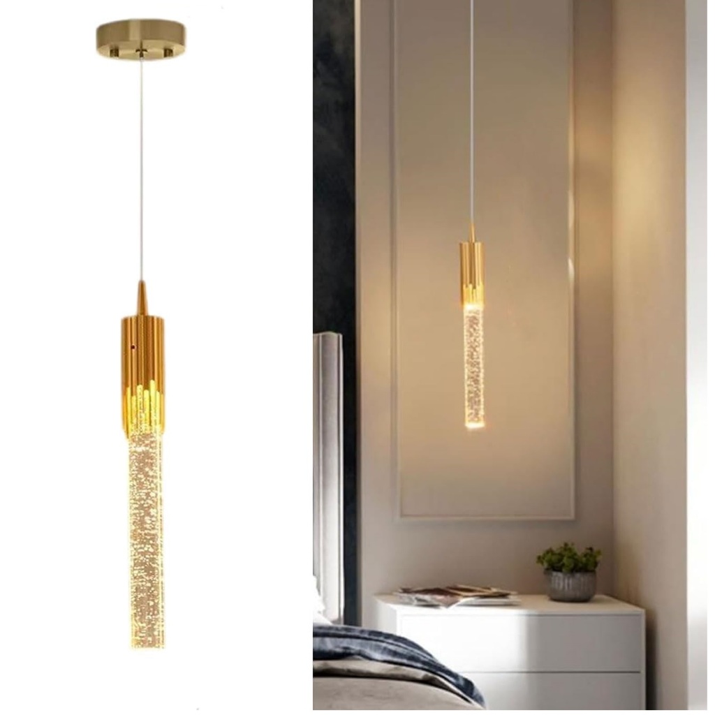 LAMPU GANTUNG SILING MODERN LED PENDANT LIGHT KITCHEN ISLAND CHANDELIER ...