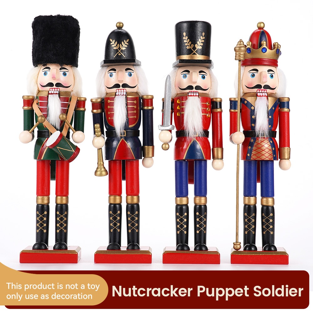 30 cm Military Nutcracker Creative Decoration Gift Doll Decoration ...
