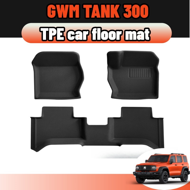 Floor Mats for Gwm Tank 300 Right Rudder 3D Tpe Four Seasons Waterproof ...