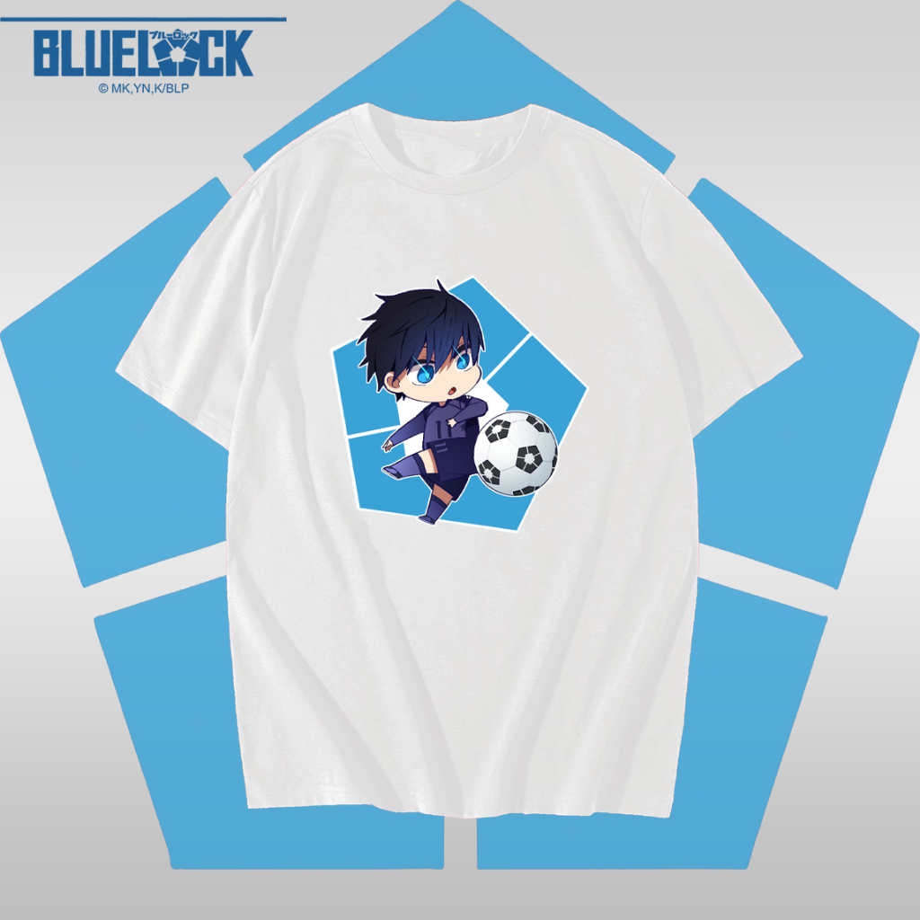 T-shirt, Blue Lock The Movie Episode Nagi 100% kapas, selesa dipakai ...
