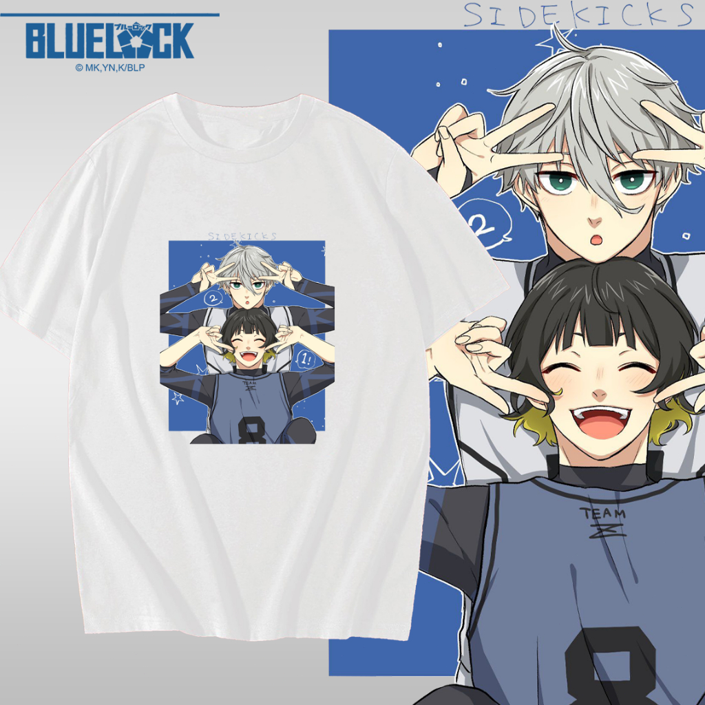 T-shirt, Blue Lock The Movie Episode Nagi 100% kapas, selesa dipakai ...