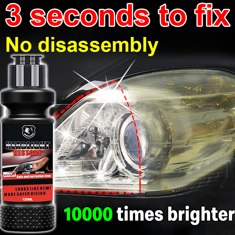 【like new car】polish lampu kereta car headlamp polish headlight ...