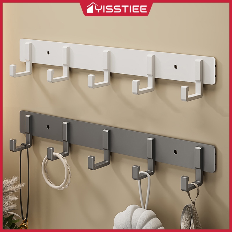 YT Practical hooks Bathroom fixing hooks No-drill row hooks Easy to ...